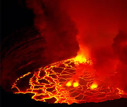 nyiragongo volcanoes in DRC Congo | Eco Tours Rwanda